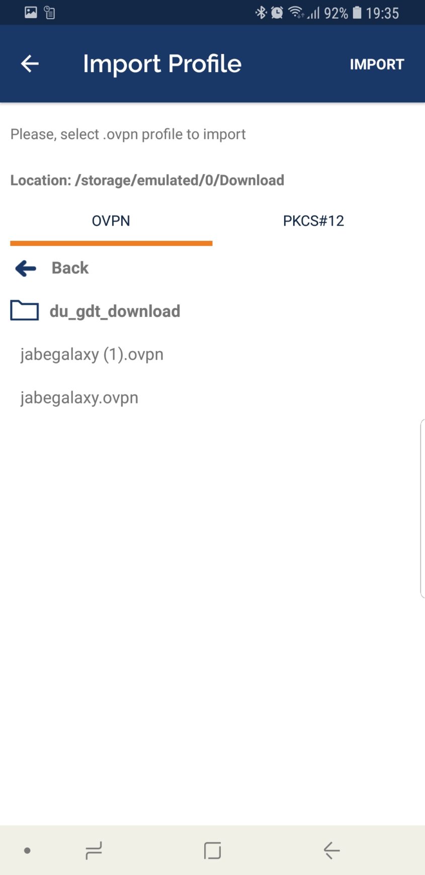 Screenshot_20181001-193556_OpenVPN Connect – Jose Alberto Benítez Andrades